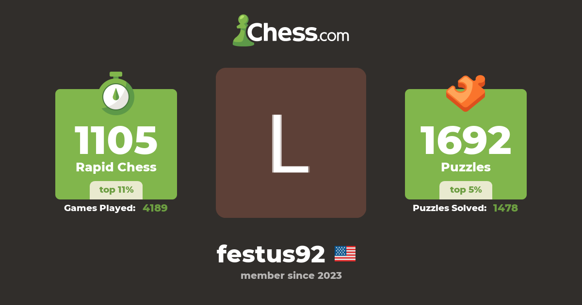 Lucas Funk (festus92) - Chess Profile - Chess.com