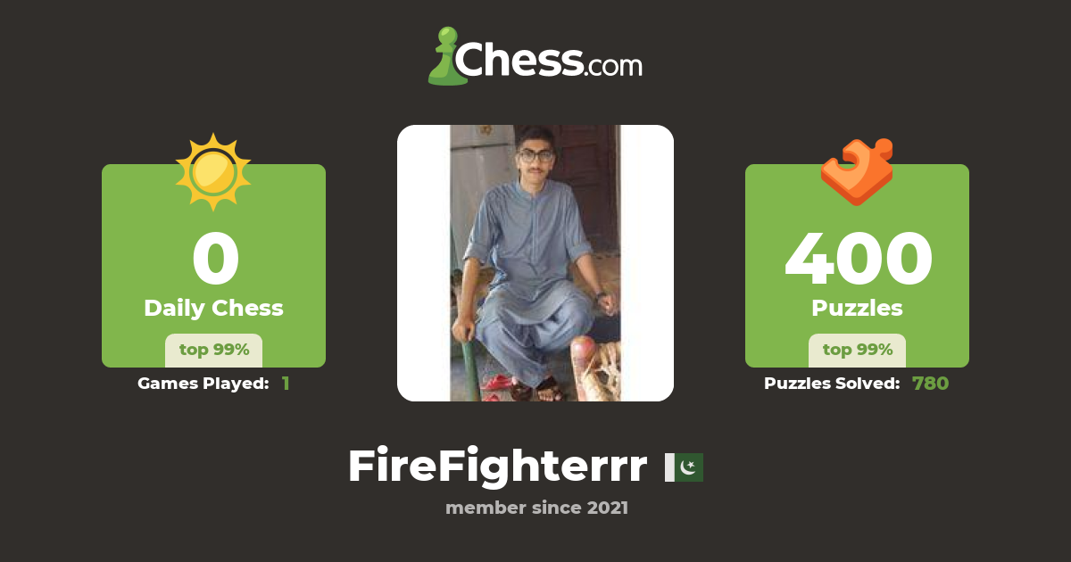 Ehtishaam Tanveer (FireFighterrr) - Chess Profile - Chess.com