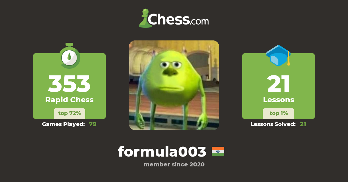Naman Sachdeva (formula003) - Chess Profile - Chess.com