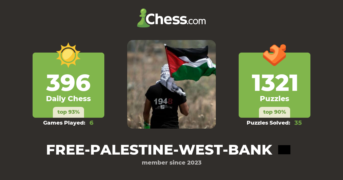 FREE-PALESTINE-WEST-BANK - Chess Profile - Chess.com