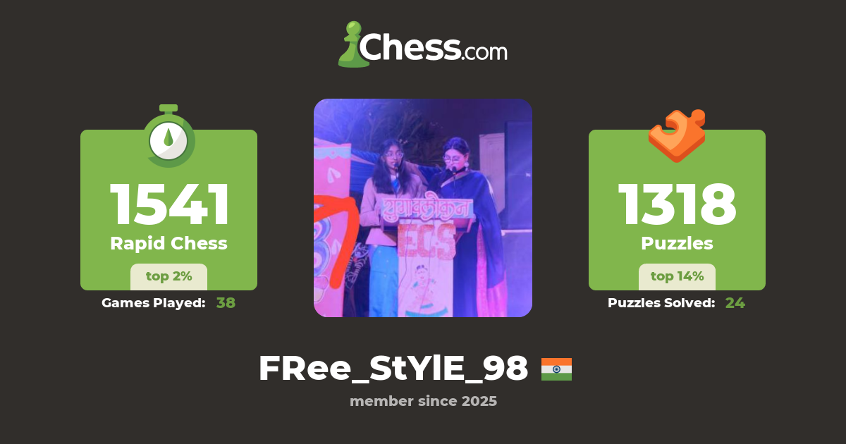 FRee_StYlE_98 - Chess Profile - Chess.com