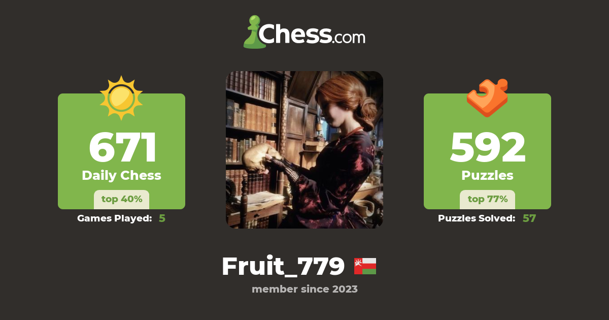 Fatima (Fruit_779) - Chess Profile - Chess.com