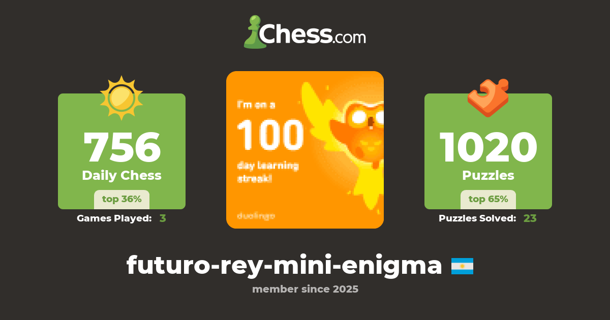 futuro-rey-mini-enigma - Chess Profile - Chess.com