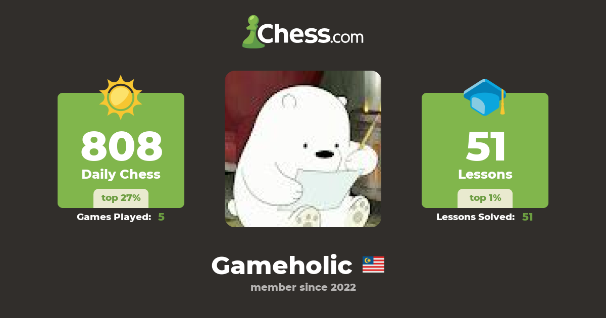 Game holic (Gameholic) - Chess Profile - Chess.com