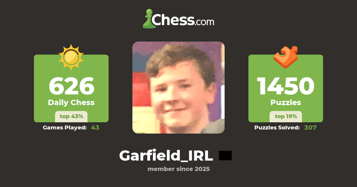Garfield_IRL - Chess Profile - Chess.com