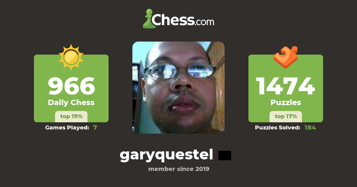 Gary Questel (garyquestel) - Chess Profile - Chess.com