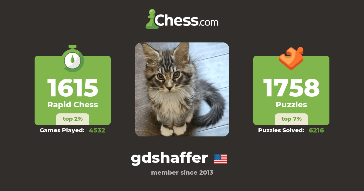 Greg Shaffer (gdshaffer) - Chess Profile - Chess.com