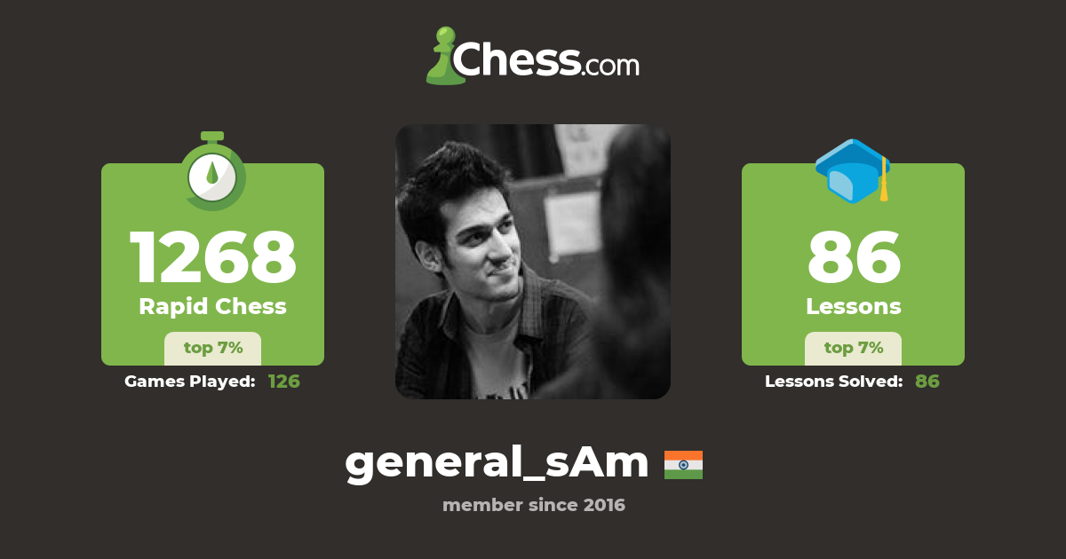 Samarth Gahlot (general_sAm) - Chess Profile - Chess.com