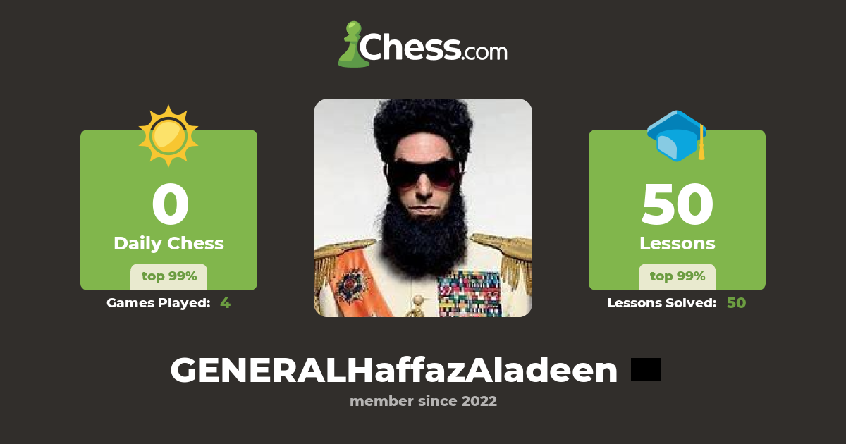 GENERALHaffazAladeen - Chess Profile - Chess.com