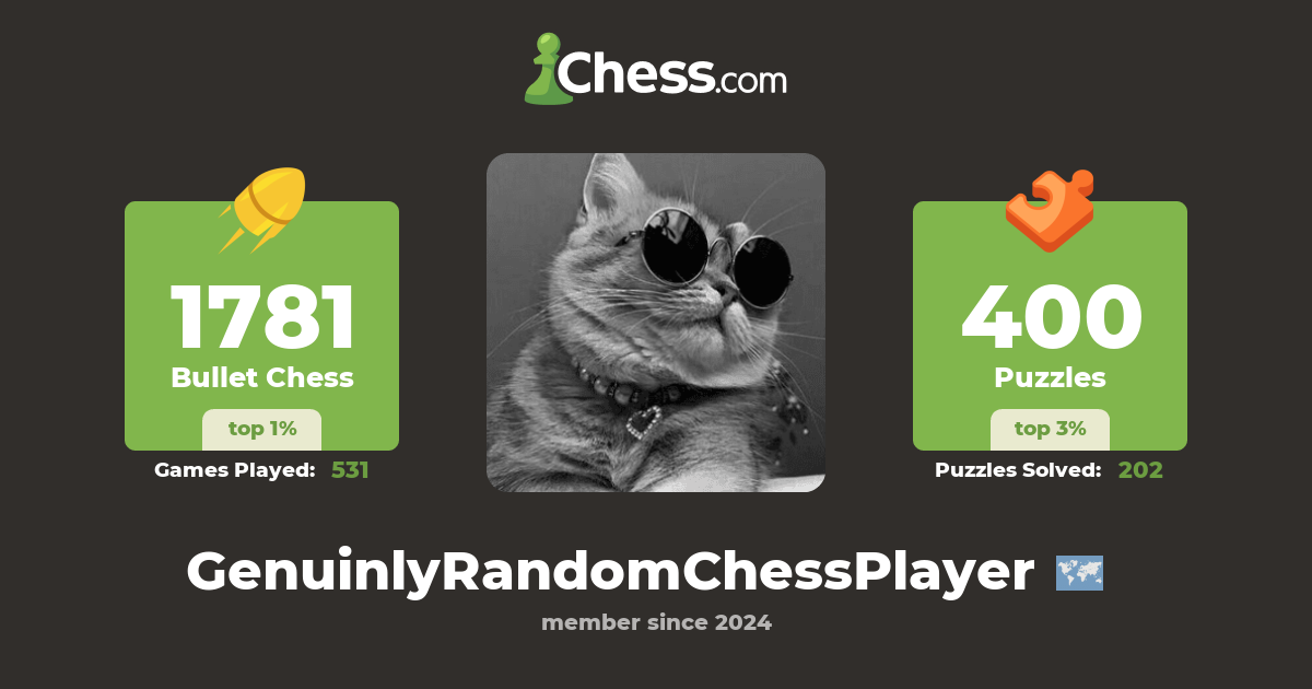 @Jared is my main (GenuinlyRandomChessPlayer) - Chess Profile - Chess.com