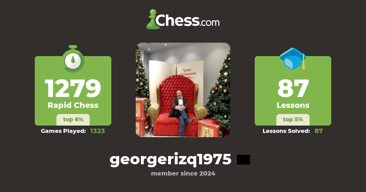 George Rizk (georgerizq1975) - Chess Profile - Chess.com