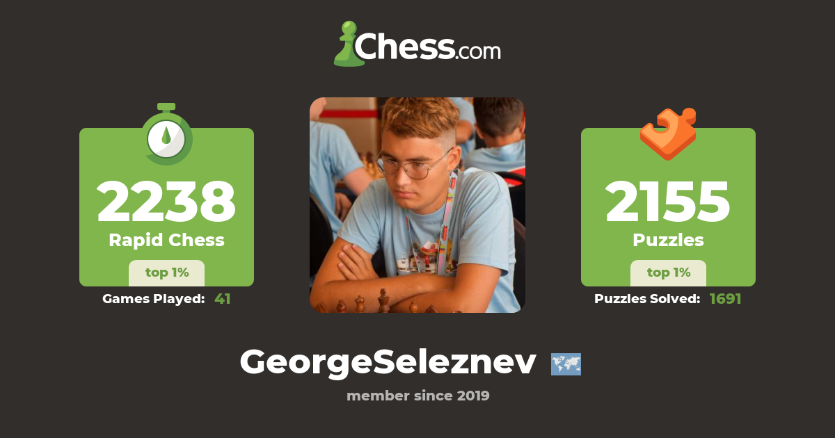 Egor Seleznev (GeorgeSeleznev) - Chess Profile - Chess.com