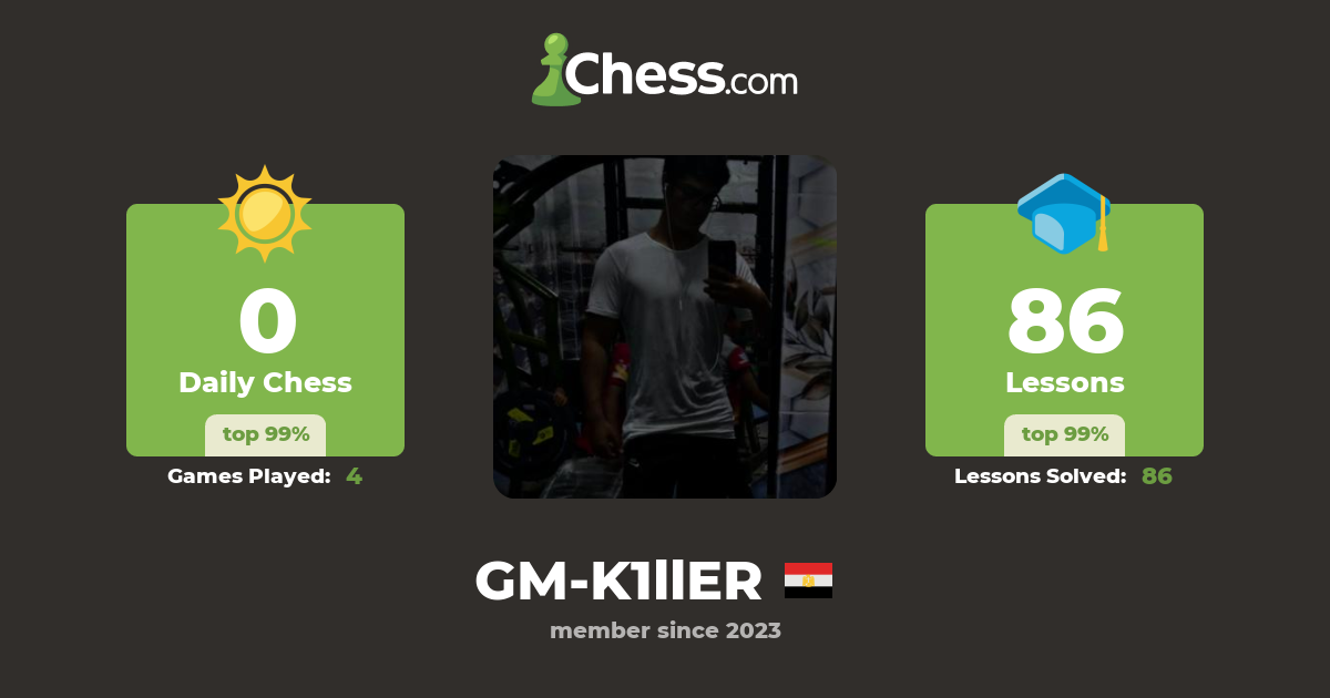 Mohanad Fayez (GM-K1llER) - Chess Profile - Chess.com