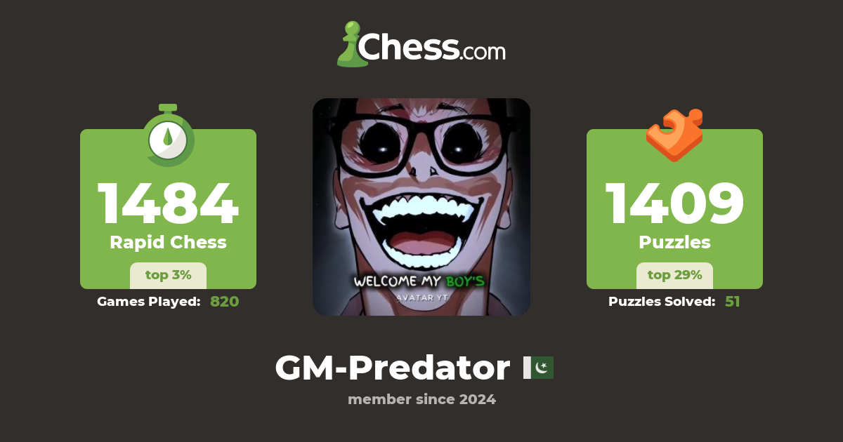 Dark Pheonix (GM-Predator) - Chess Profile - Chess.com