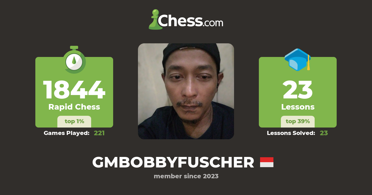 DAVID FISCHER (GMBOBBYFUSCHER) - Chess Profile - Chess.com