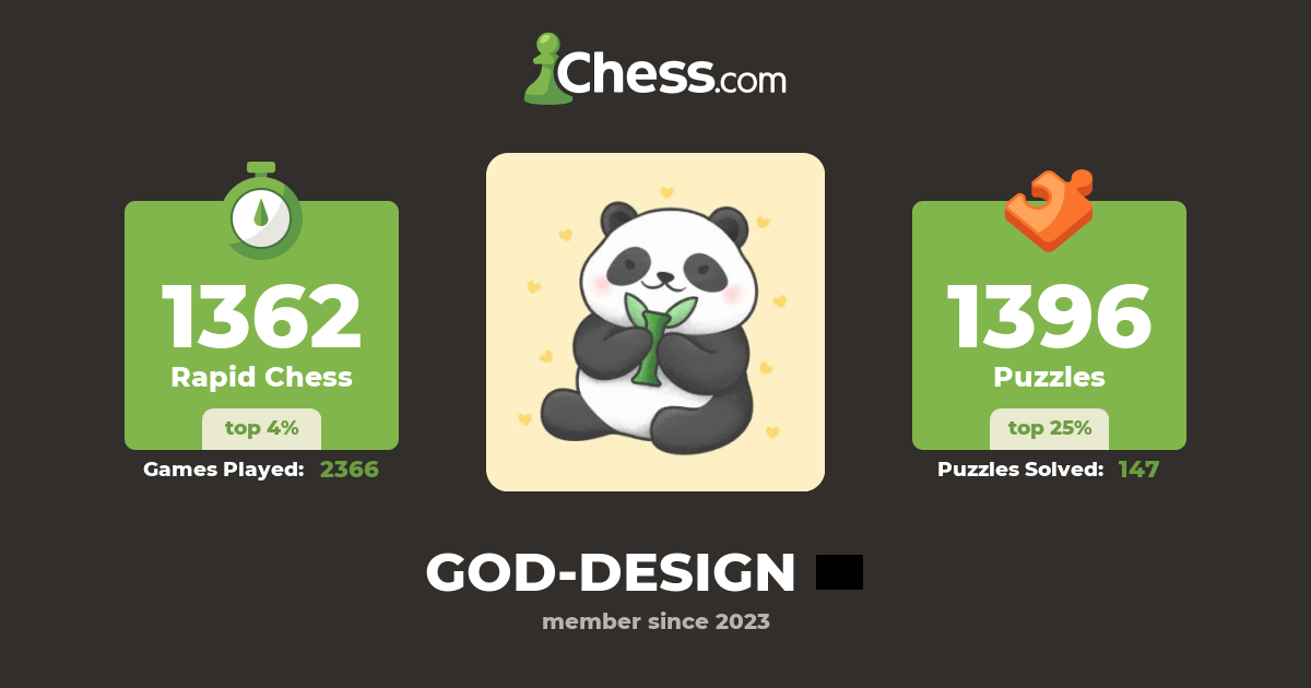 GOD-DESIGN - Chess Profile - Chess.com
