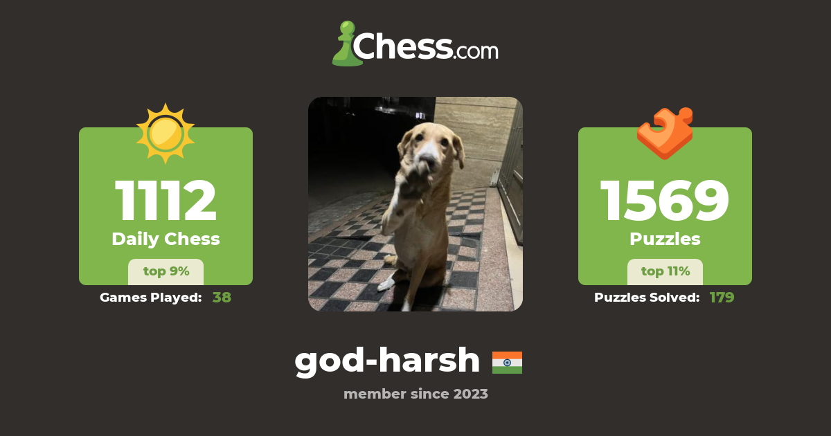 HARSH (god-harsh) - Chess Profile - Chess.com