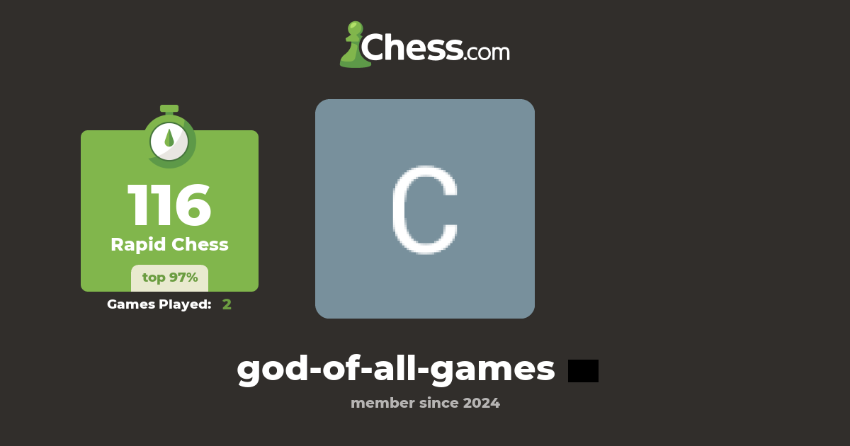 Chance Hutchins (god-of-all-games) - Chess Profile - Chess.com