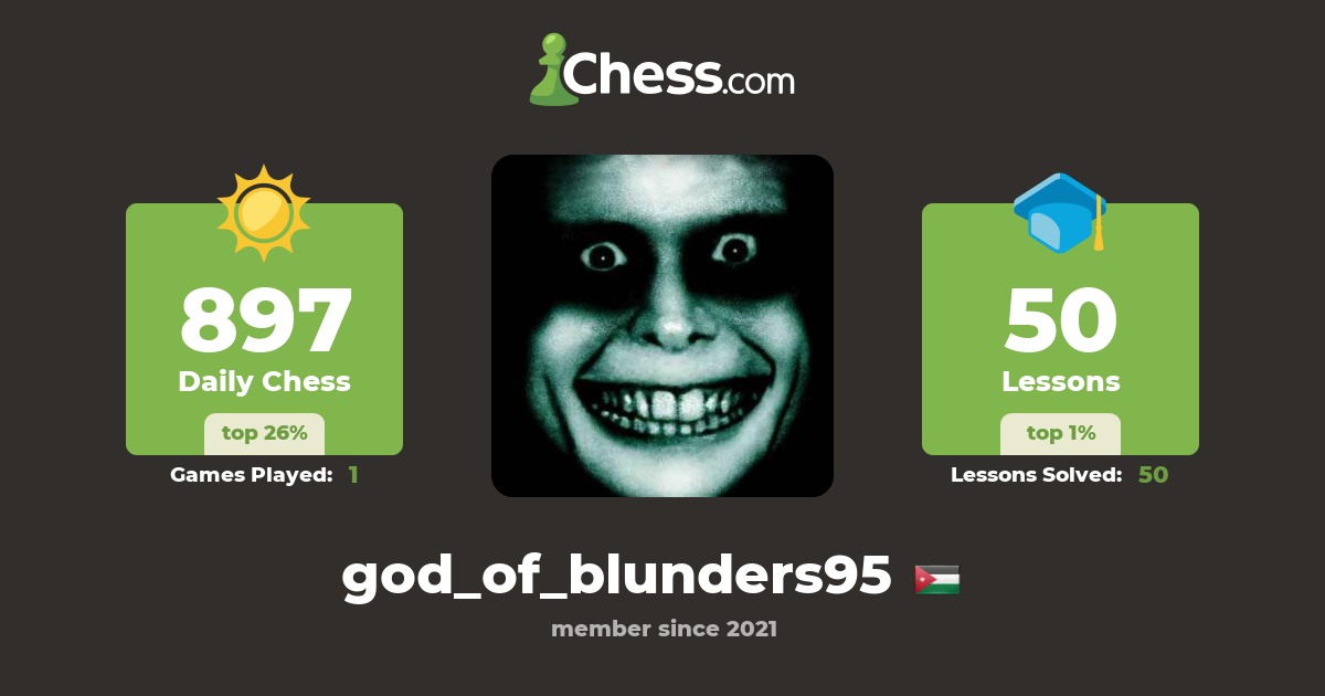 M7md Abunimeh (god_of_blunders95) - Chess Profile - Chess.com M7md Abunimeh (god_of_blunders95) - Chess Profile - Chess.com