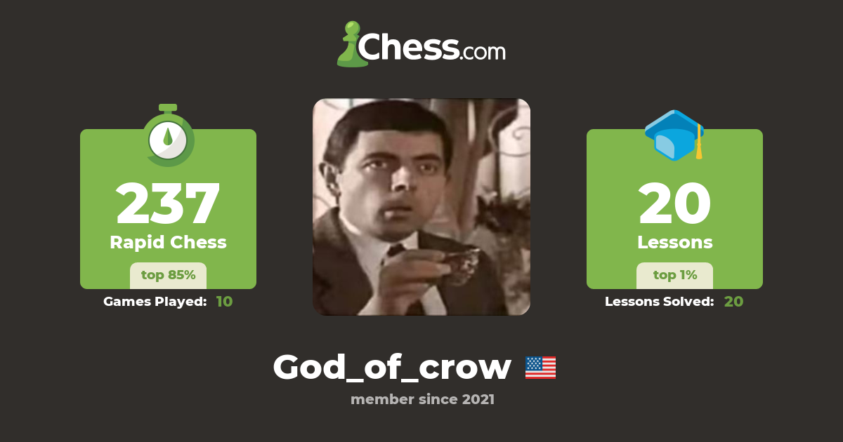 God Crows (God_of_crow) - Chess Profile - Chess.com