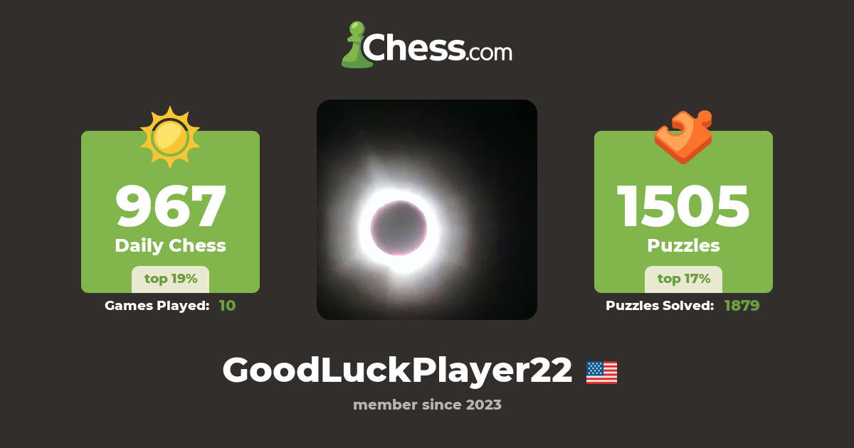 GoodLuckPlayer22 - Chess Profile - Chess.com