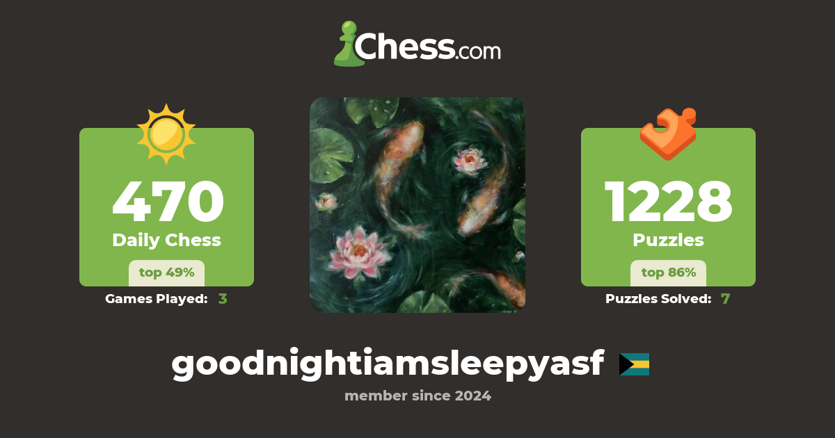 Lammar ᶻ 𝗓 𐰁 .ᐟ (goodnightiamsleepyasf) - Chess Profile - Chess.com