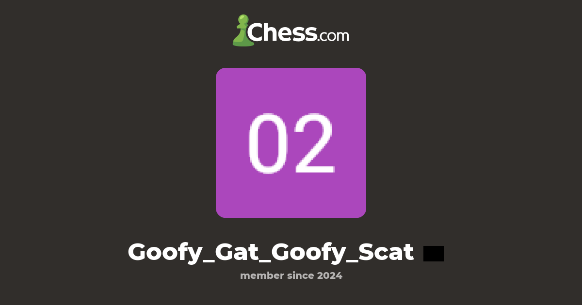 02 APAC (Goofy_Gat_Goofy_Scat) - Chess Profile - Chess.com
