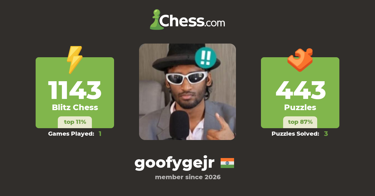 goofygejr - Chess Profile - Chess.com