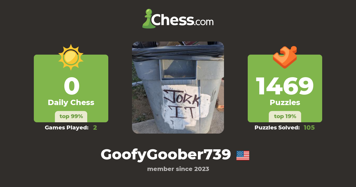 goofy goober (GoofyGoober739) - Chess Profile - Chess.com