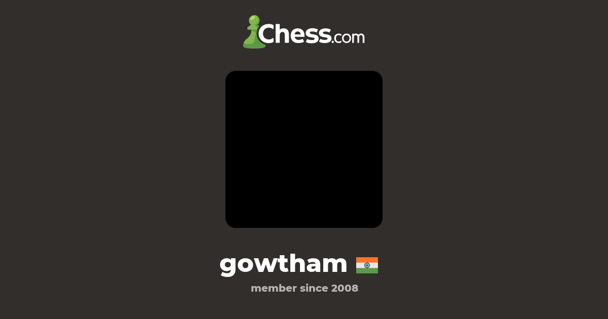 gowtham - Chess Profile - Chess.com
