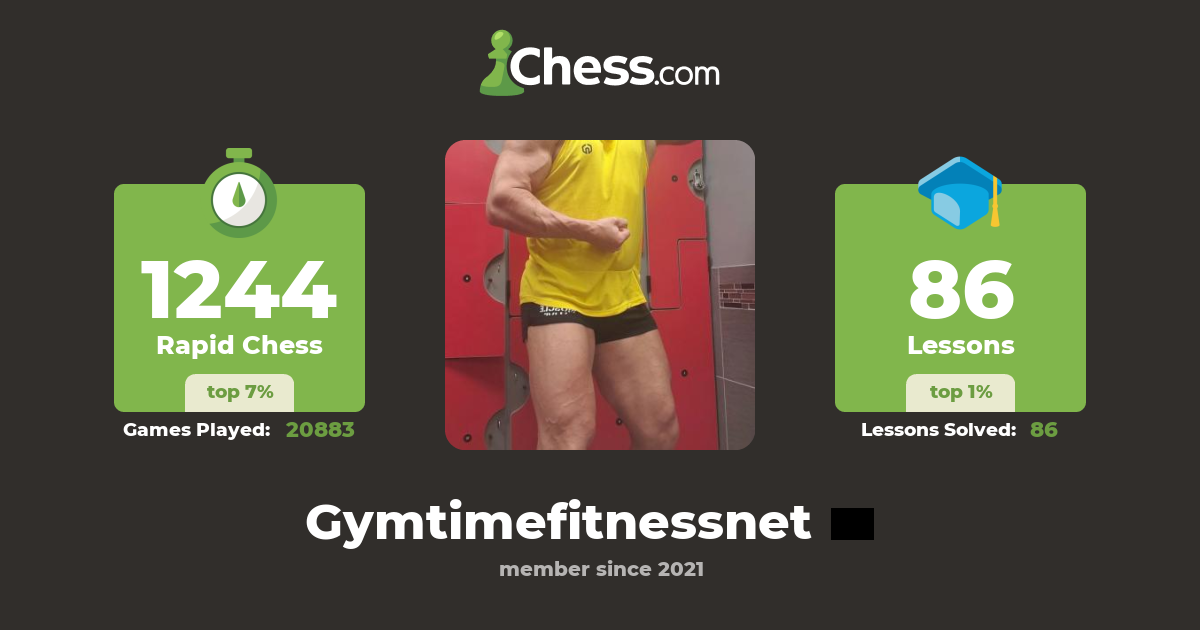 Gymtimefitness.net (Gymtimefitnessnet) - Chess Profile - Chess.com