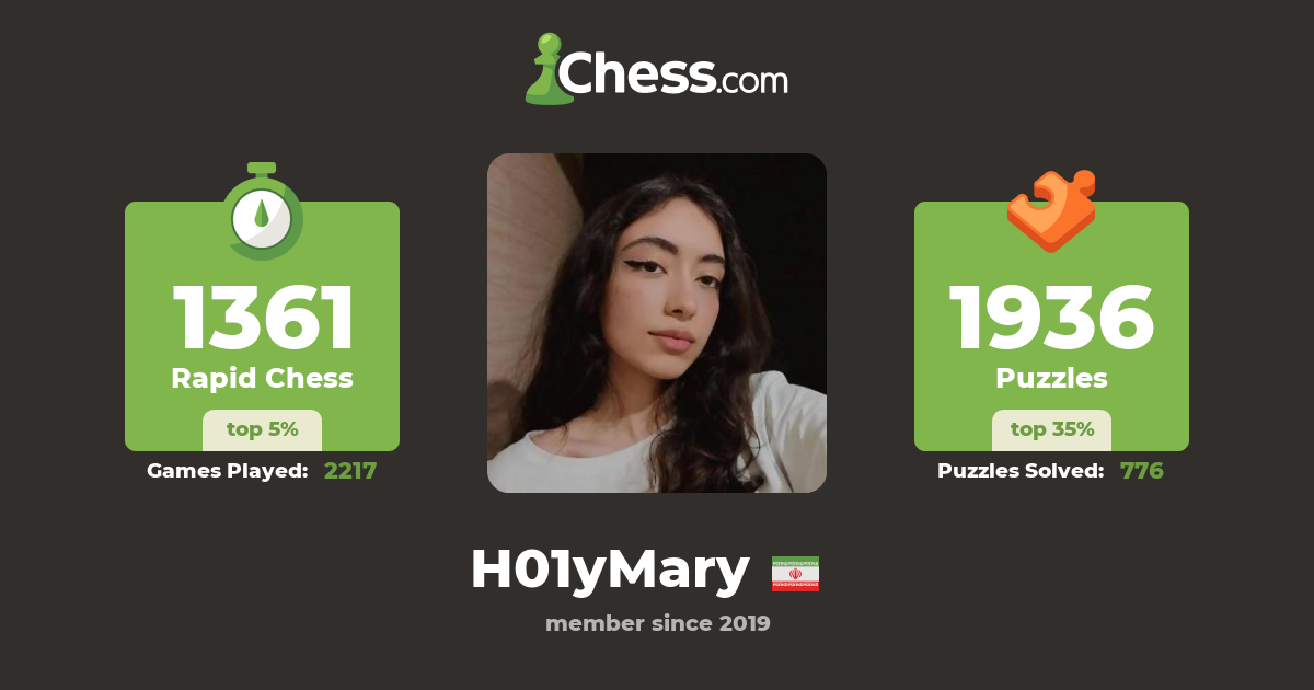 Maryam Dashti (H01yMary) - Chess Profile - Chess.com