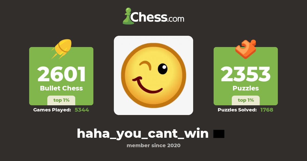 haha_you_cant_win - Chess Profile - Chess.com