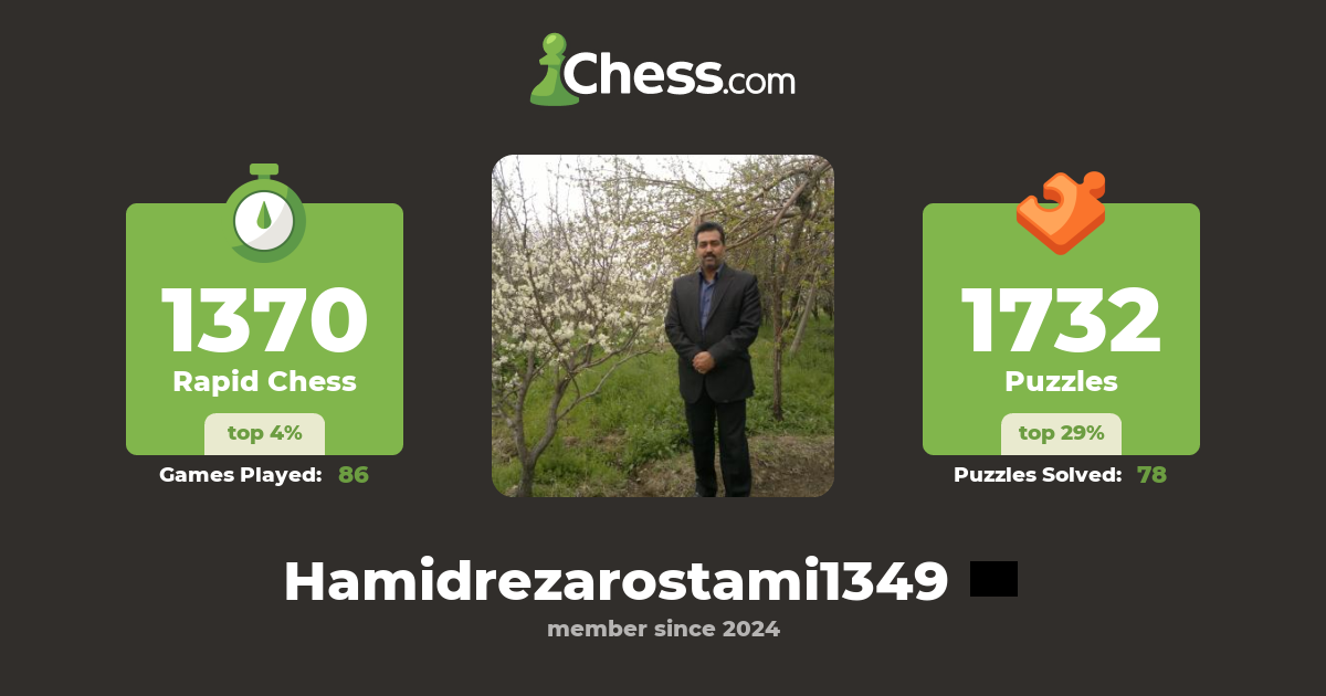 hamid reza Rostami (Hamidrezarostami1349) - Chess Profile - Chess.com