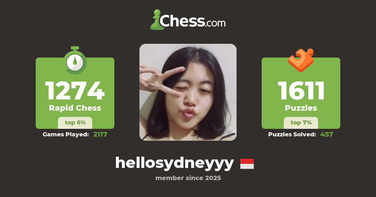 hellosydneyyy - Chess Profile - Chess.com
