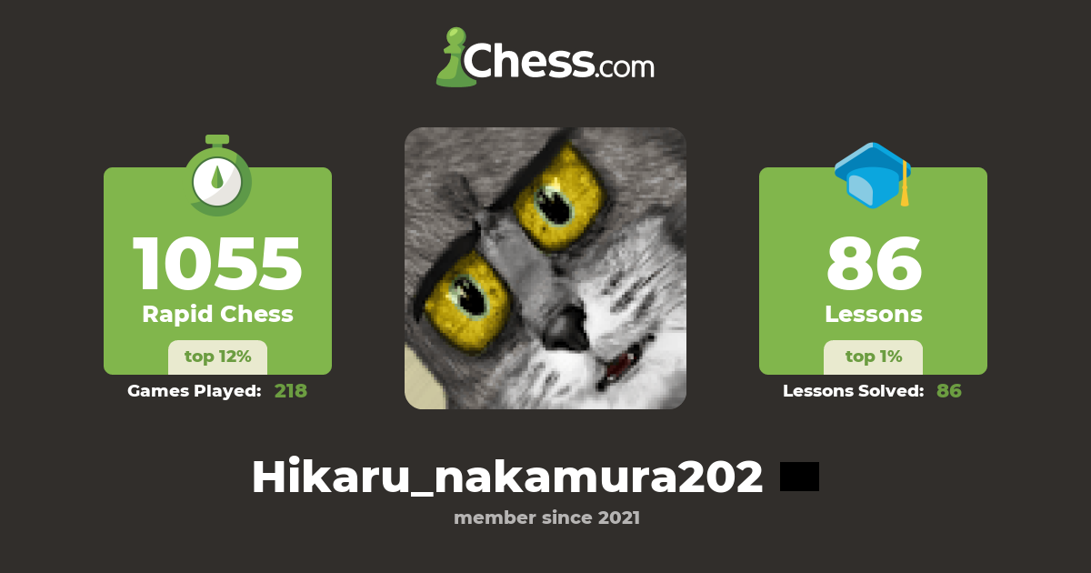 Hikaru nakamura (Hikaru_nakamura202) - Chess Profile - Chess.com