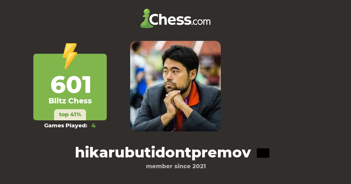 Hikaru Nakamura (hikarubutidontpremov) - Chess Profile - Chess.com