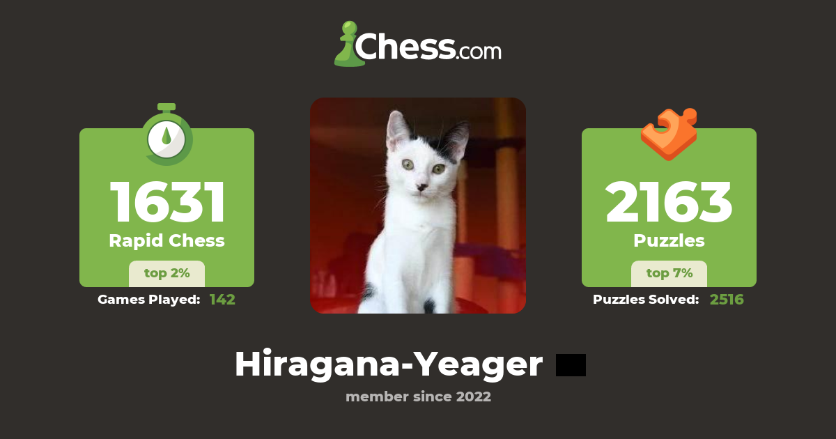 Hiragana-Yeager - Chess Profile - Chess.com