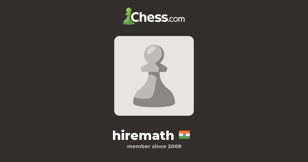 Mahantesh Hiremath (hiremath) - Chess Profile - Chess.com