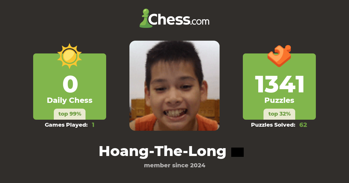 Thế Long Hoàng (Hoang-The-Long) - Chess Profile - Chess.com