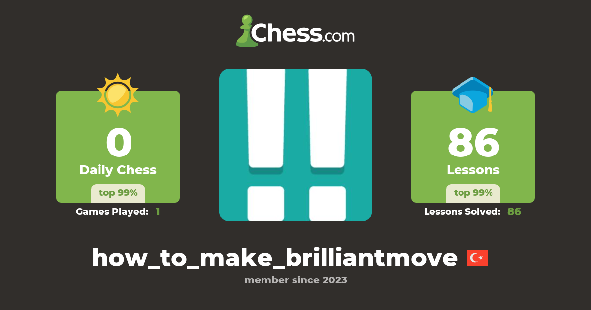 fatih canbay (how_to_make_brilliantmove) - Chess Profile - Chess.com