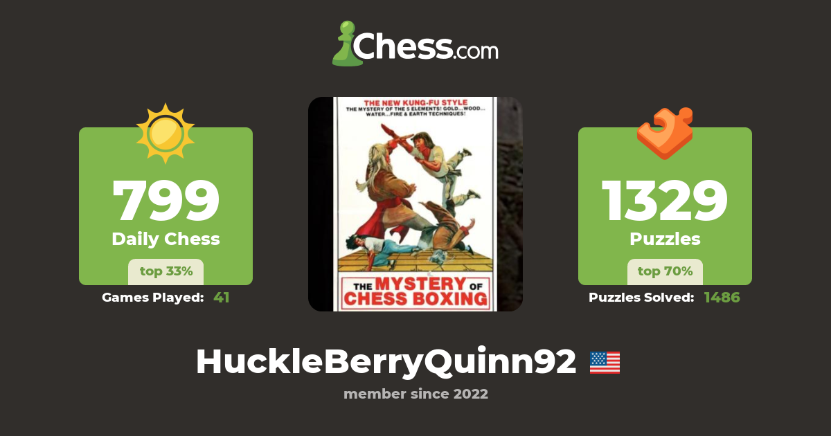 HuckleBerryQuinn92 - Chess Profile - Chess.com