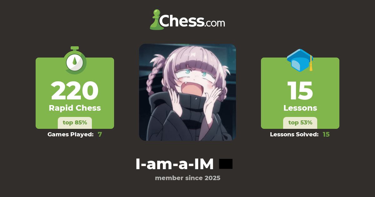 I-am-a-IM - Chess Profile - Chess.com