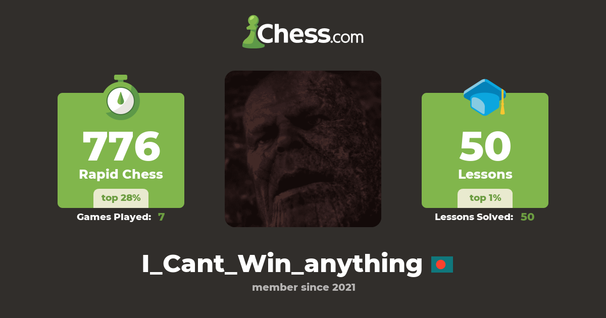 I Cant Win (I_Cant_Win_anything) - Chess Profile - Chess.com