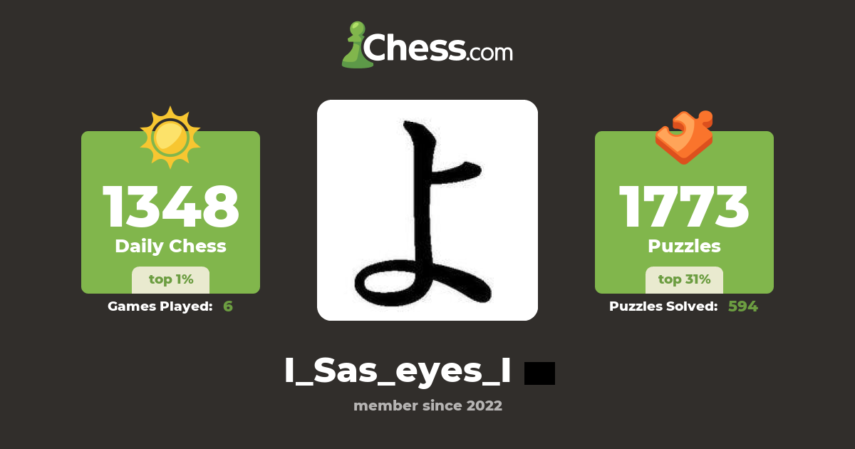 I_Sas_eyes_I - Chess Profile - Chess.com