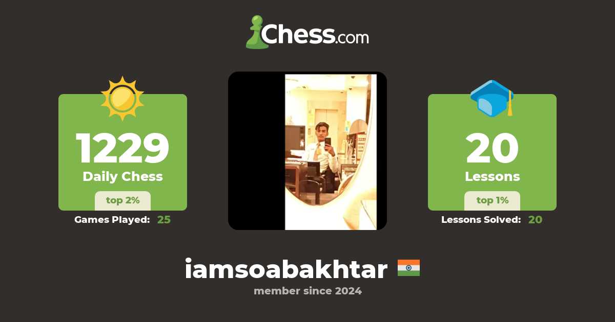 SOAB AKHTAR (iamsoabakhtar) - Chess Profile - Chess.com