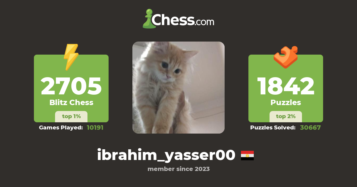 ibrahim yasser (ibrahim_yasser00) - Chess Profile - Chess.com