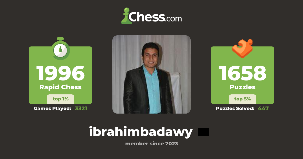 Ibrahim Badawy (ibrahimbadawy) - Chess Profile - Chess.com