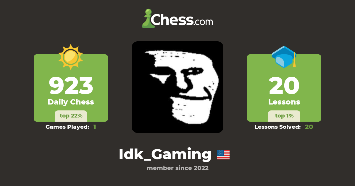 Idk_Gaming - Chess Profile - Chess.com