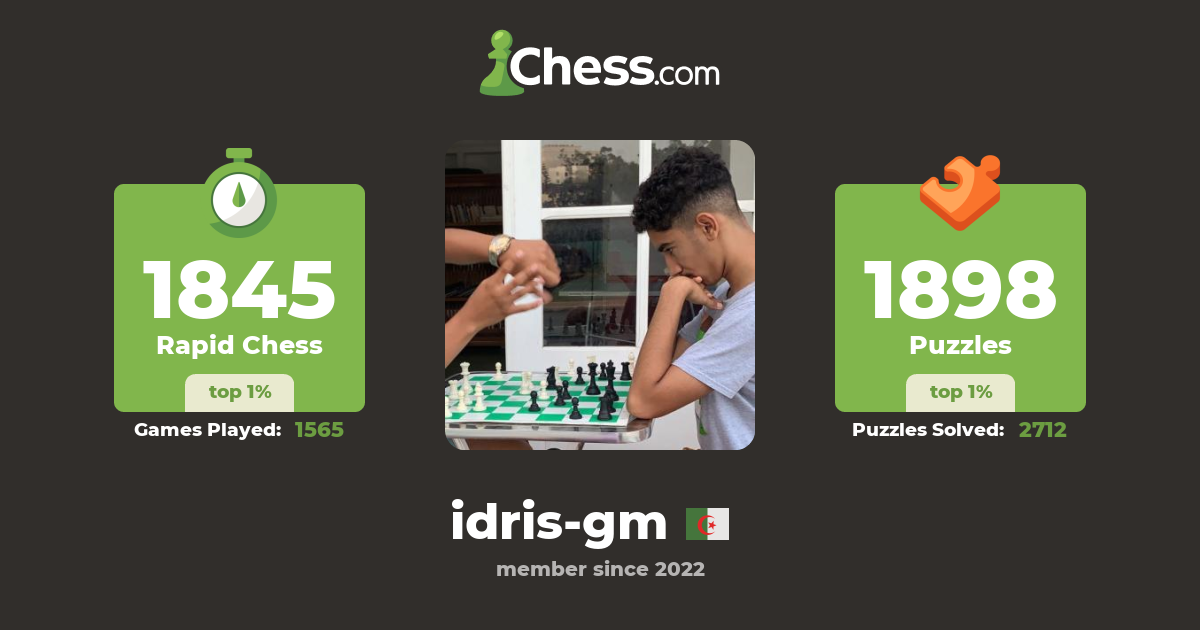 Idris Bellouti (idris-gm) - Chess Profile - Chess.com